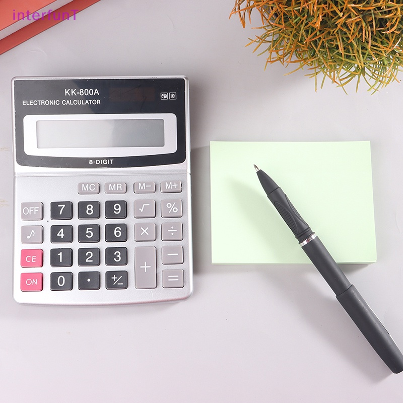 [InterfunT] ใหม่ เครื่องคิดเลขโลหะ KK-800A แบบตั้งโต๊ะ [ใหม่] | Shopee ...