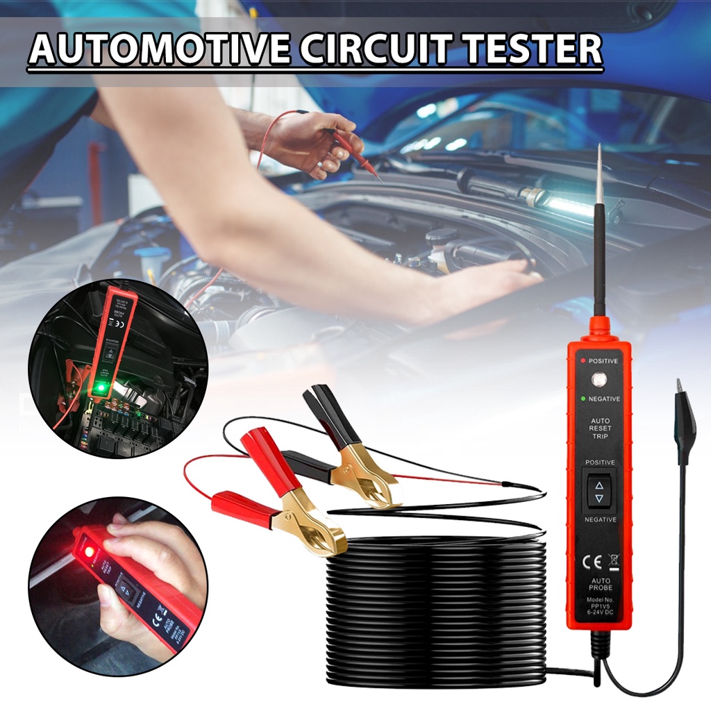 Car Power Electrical Circuit Tester 6-24v Circuit System Diagnosis Test ...