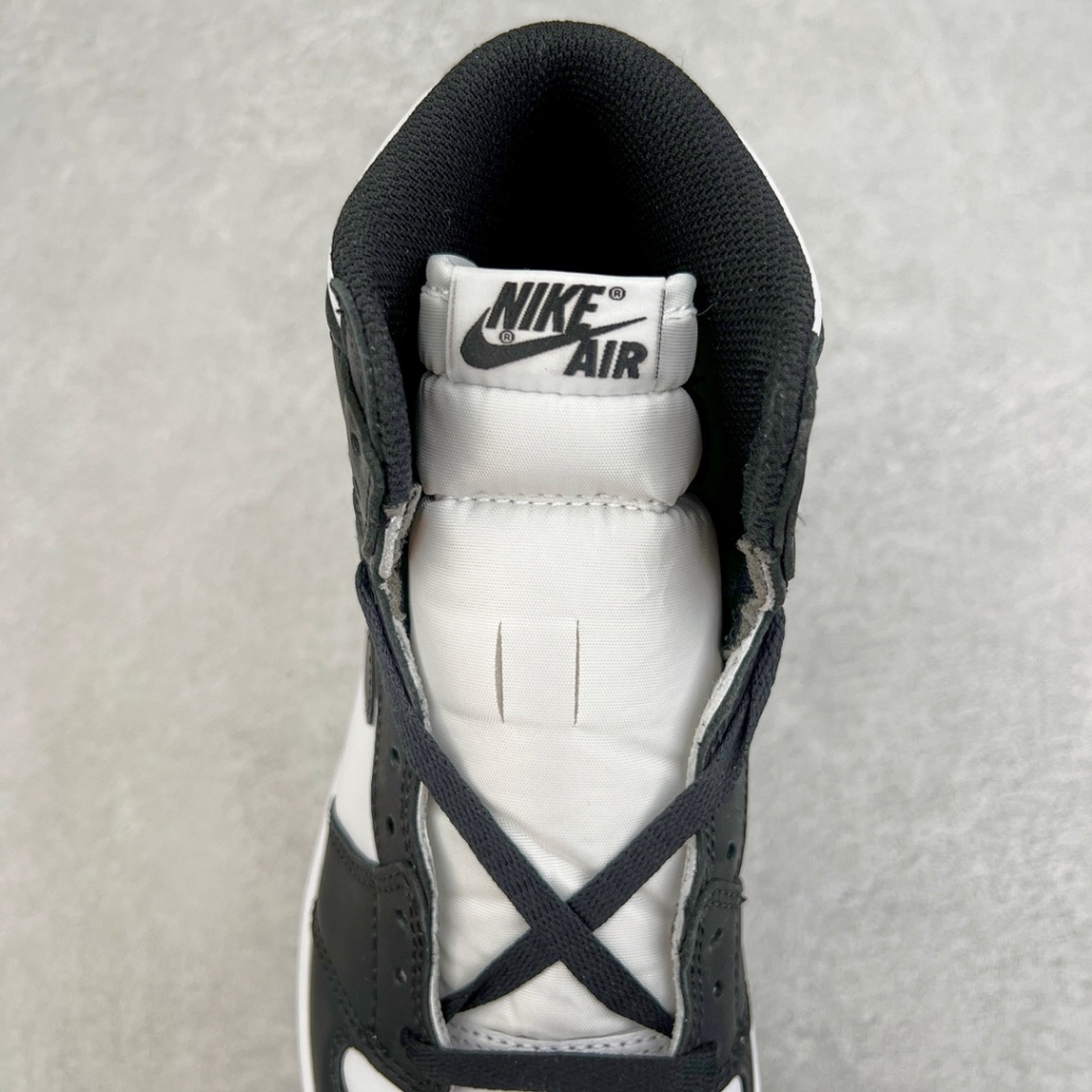Nike genuine Air Jordan AJ1 High ขาวดำ panda วินเทจสบาย ๆ สวมใส่ลื่น ...