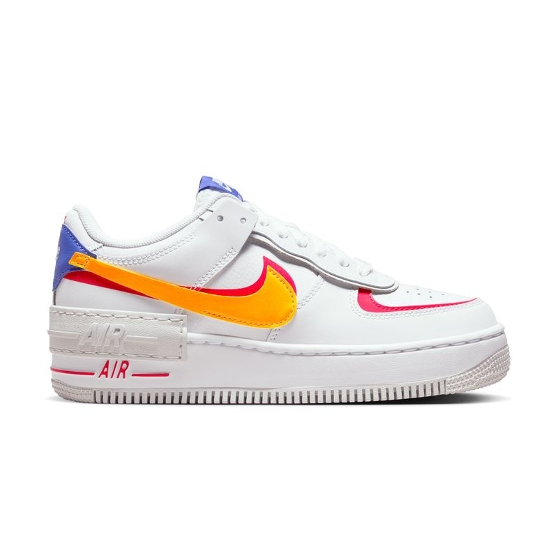 Nike Nike Nike Air Force 1 Shadow White Sundial Siren Red Womens WMNS ...