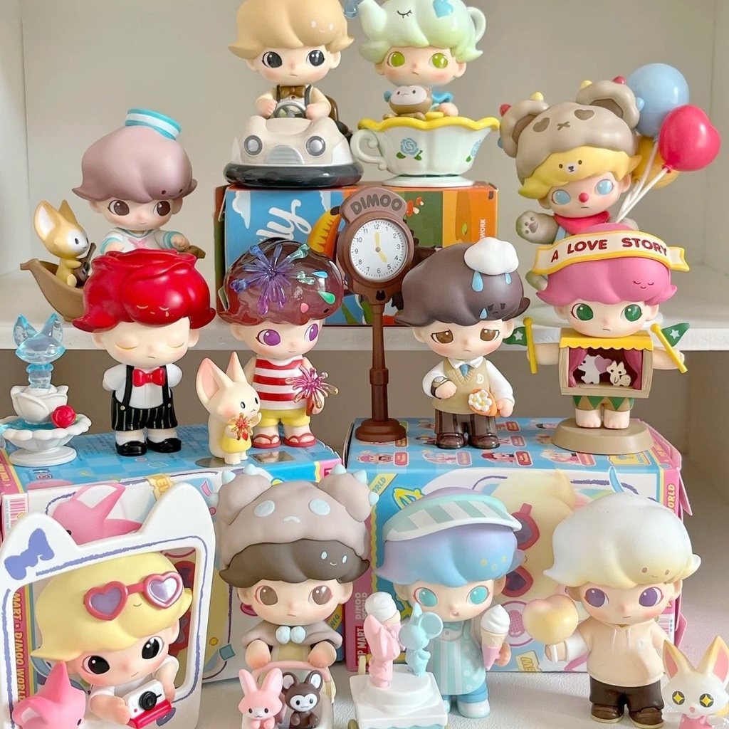 สินค้าใหม่ ฟิกเกอร์ POPMART POPMART DIMOO Dating Day Series Mystery Box ...