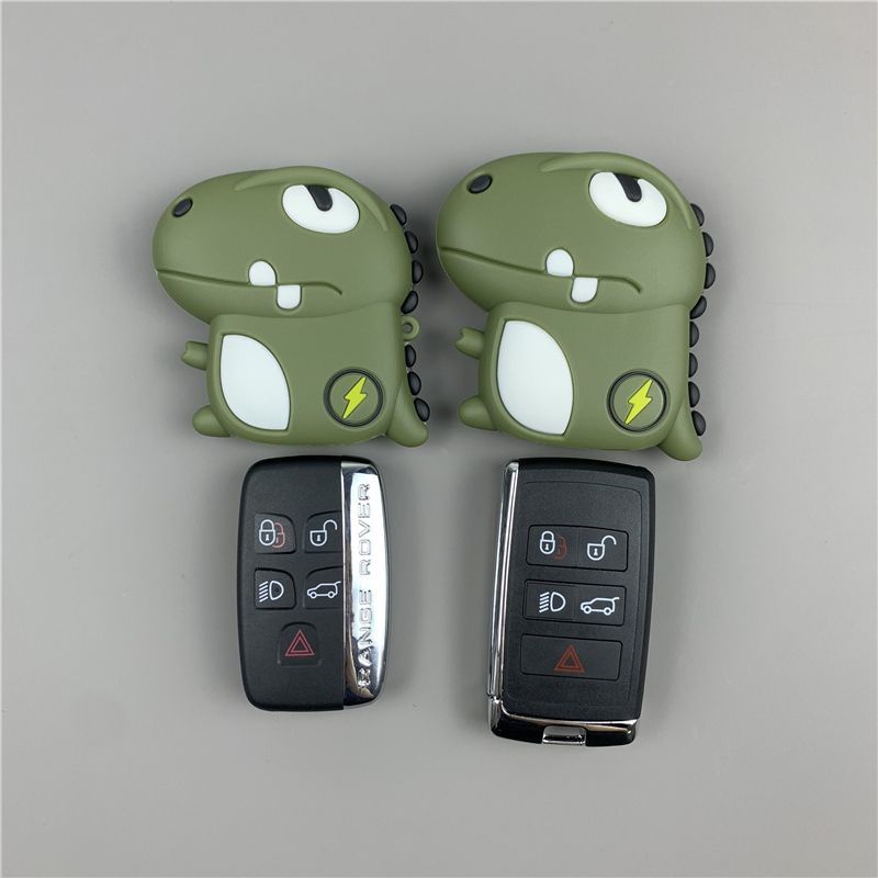 Land rover Key Case range rover discovery Velar Key Green Cartoon ...