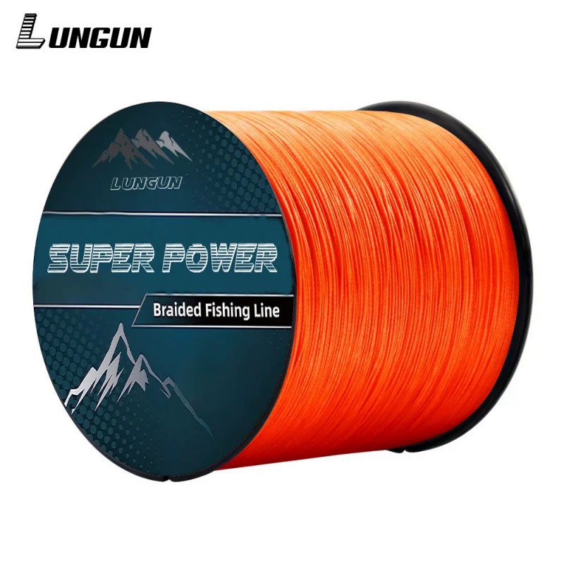 Lungun สายเอ็นตกปลา PE แบบถัก 300 ม. 500 ม. 1000 ม. 8 เส้น 18-96LB ...
