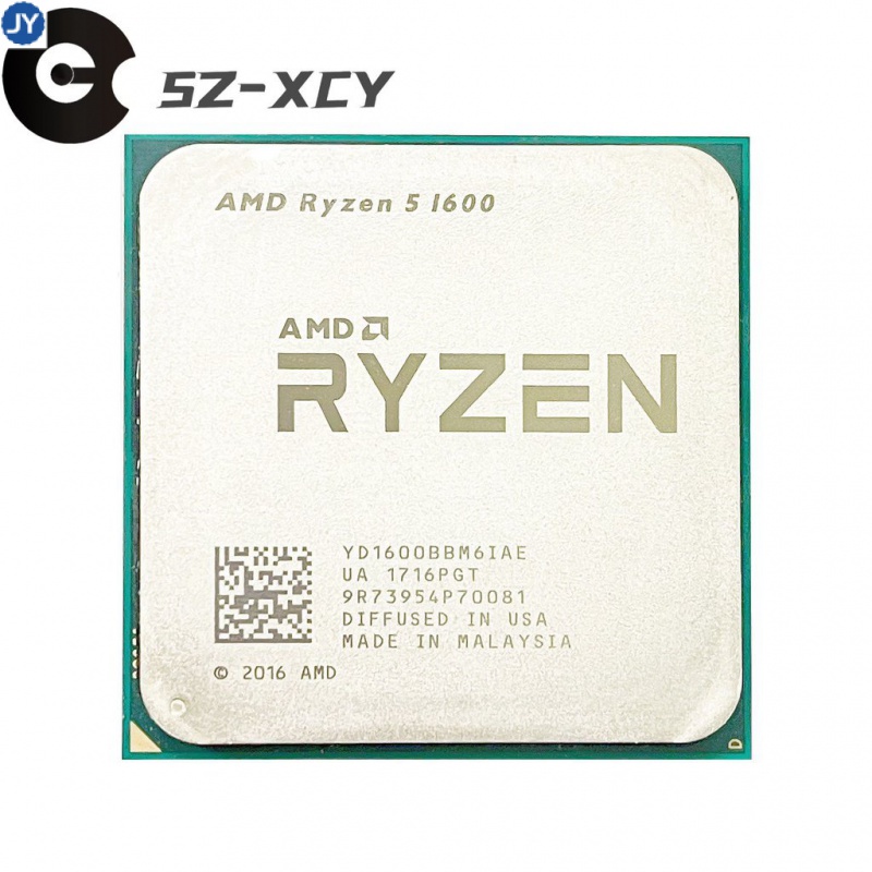 ซ็อกเก็ต AMD Ryzen 5 1600 Processor 3.2GHz Six-Core Twelve Thread 65W ...