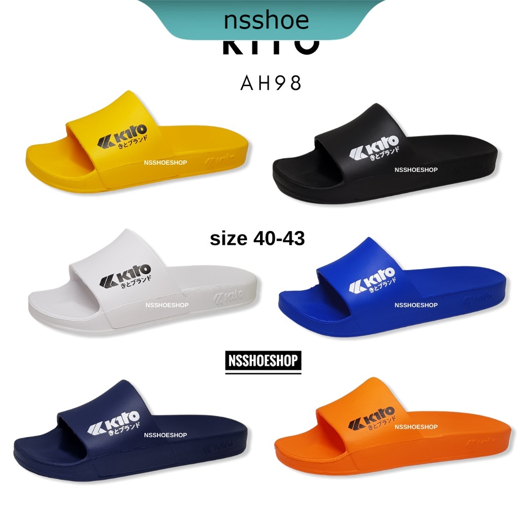[พร้อมส่ง] Kito รองเท้าแตะ รุ่น AH98 Size 40-43 | Shopee Thailand