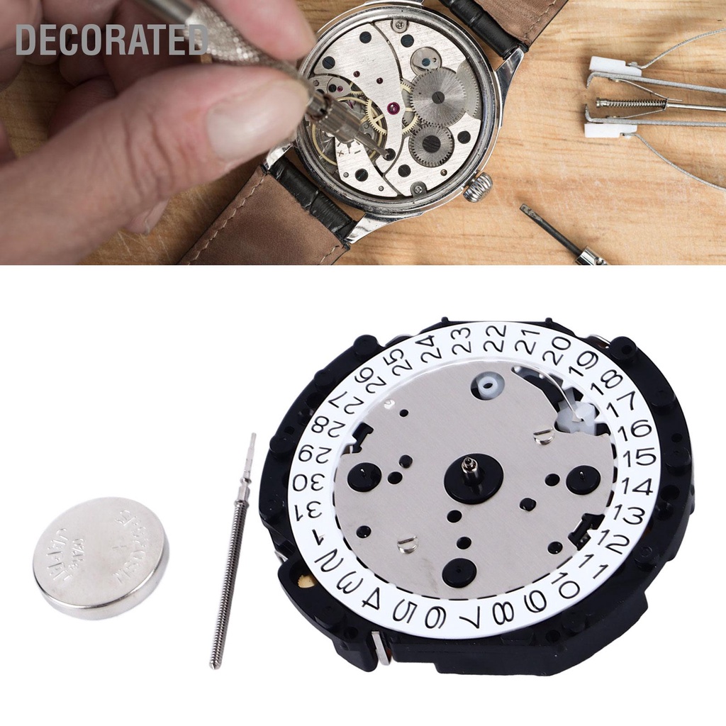 Decorated VD51 นาฬิกา VD51C VD51B ควอตซ์นาฬิกาประณีตซ่อมการเคลื่อนไหว ...
