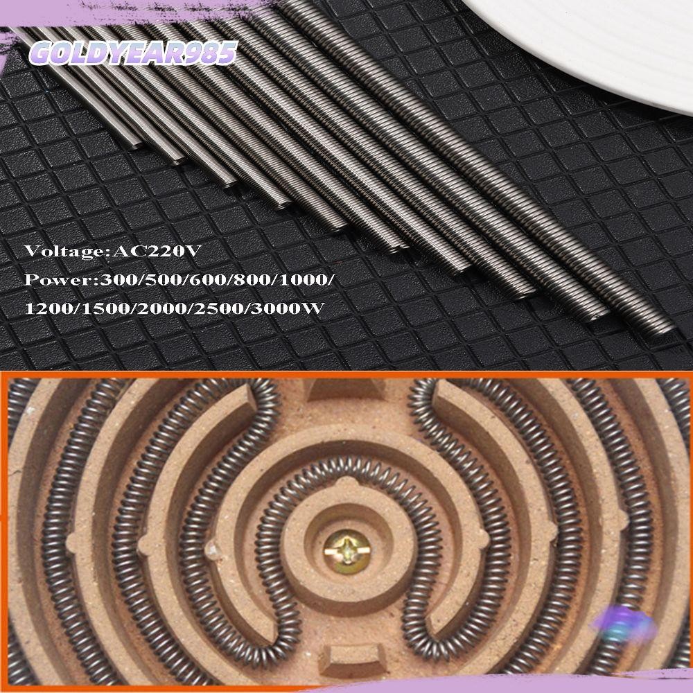 Goldyear985 องค์ประกอบขดลวดสูงสุด 600C ไฟฟ้า 300/500/600/800/3000W สายเครื่องทําความร้อน ...