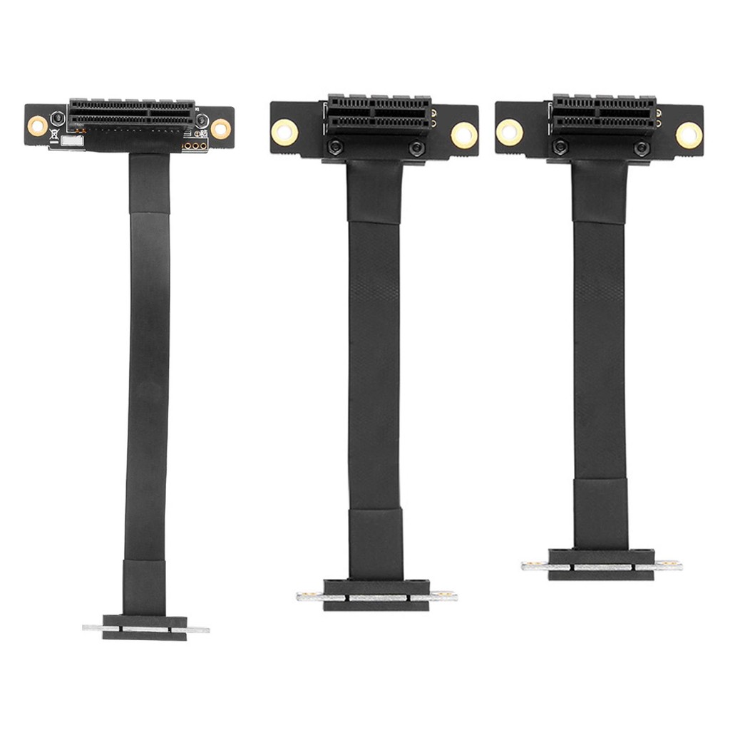 [unjitsh] สายต่อ x1 ถึง x1 x4 Ribbon Extender Riser Card สําหรับข้อมูล ...