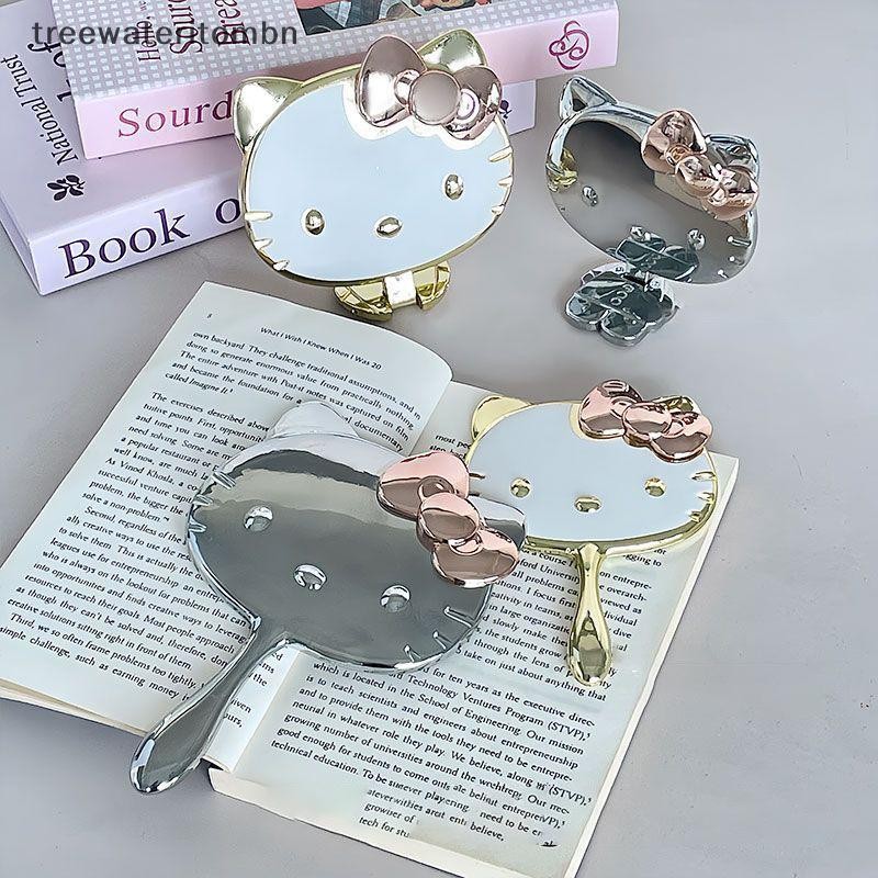 Tt Sanrio Hello Kitty Mini กระจกแต่งหน้ามือถือ Hello Kitty น่ารัก กระจก ...