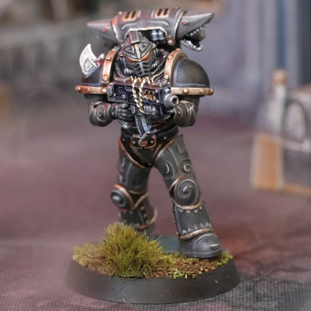 โมเดลเรซินพิมพ์ Warhammer 40k Predator Shark Chapter Bomb Gun FRNP ...