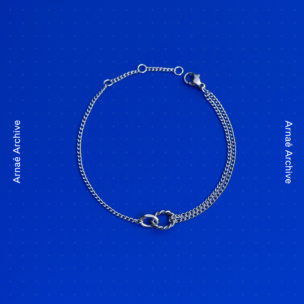 Arnaé Archive สร้อยข้อมือ Infinity Loop . สร้อยข้อมือสแตนเลสพรีเมี่ยม ...