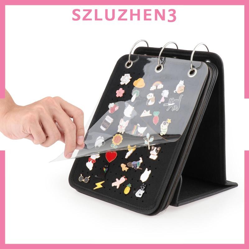 [Szluzhen3] Pin Display Binder Stand เข็มกลัด Pin Organizer พร้อมขาตั้ง ...