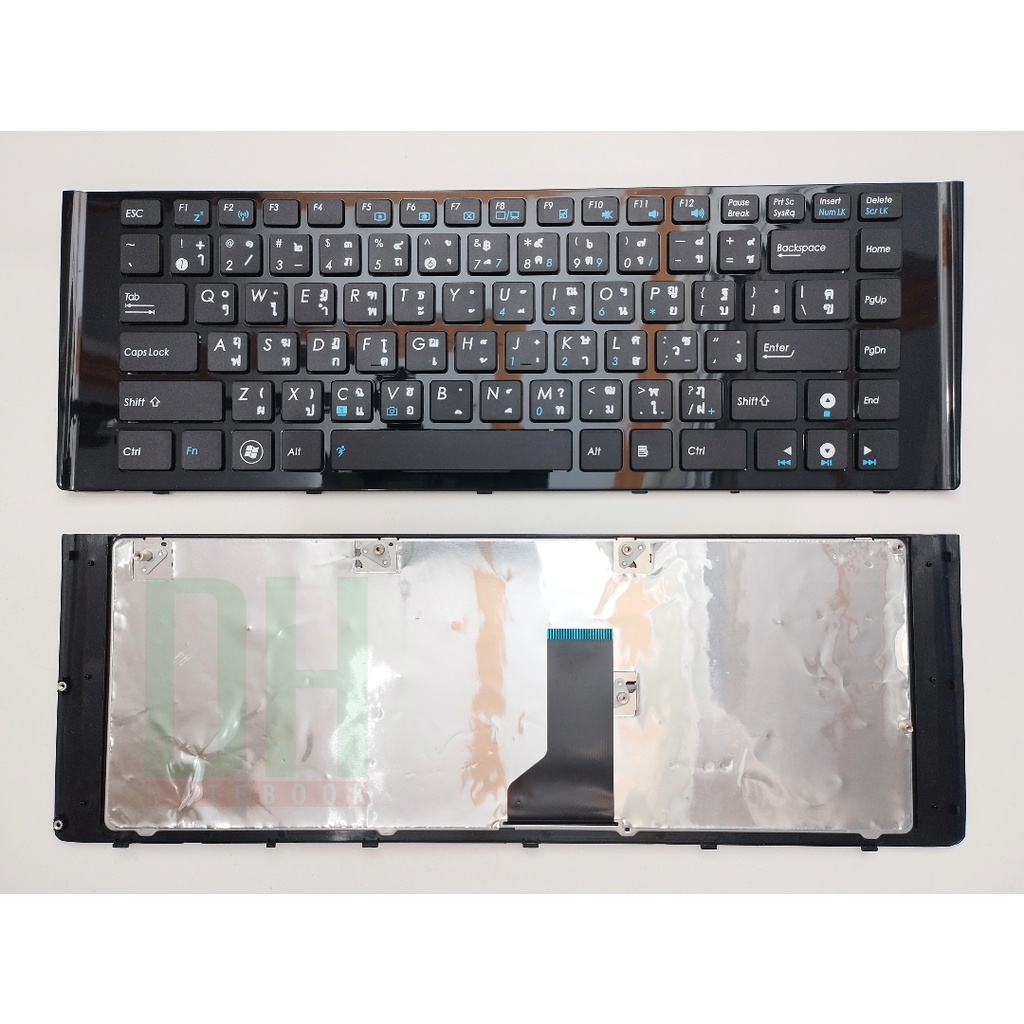 แป้นพิมพ์ คีย์บอร์ดโน๊ตบุ๊ค ASUS X42J Laptop Keyboard สีดำ | Shopee ...