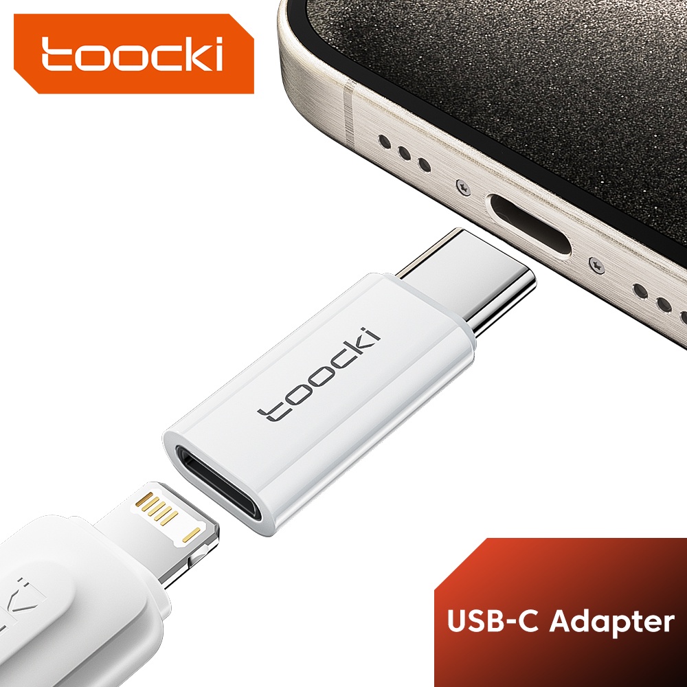 Toocki OTG อะแดปเตอร์แปลงข้อมูล USB C เป็น 10S USB2.0 Type-C ตัวผู้ ...
