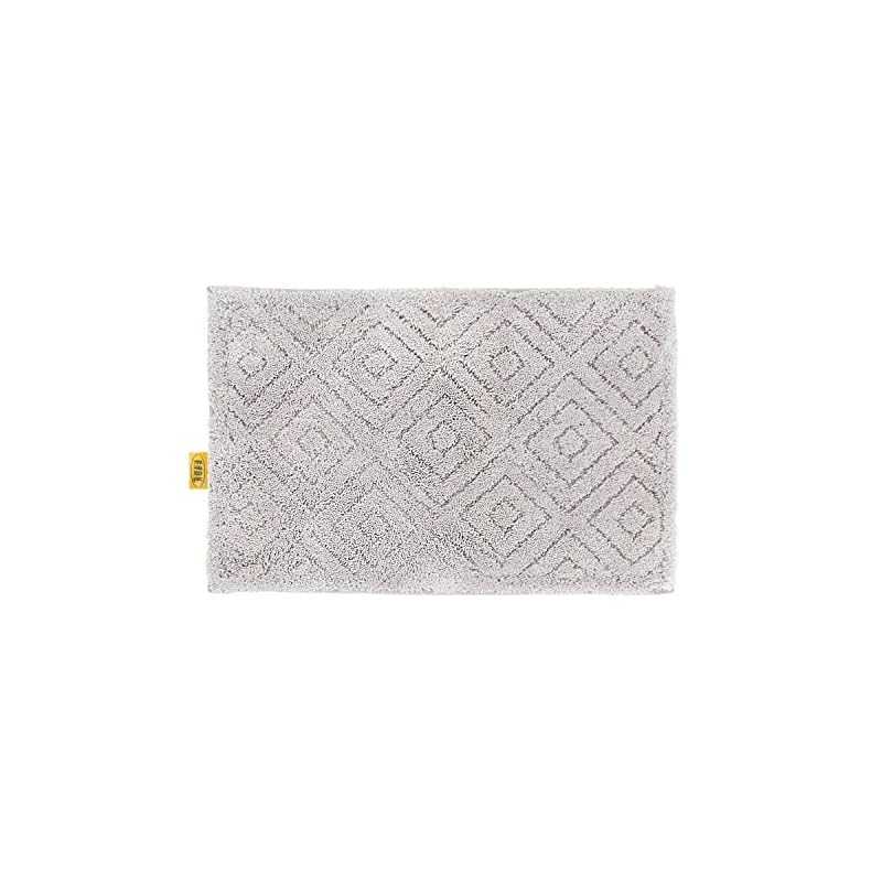 OKA Dry Good Pur Bath Mat, approx. 36cm x 55cm, gray (Bath mat, large ...