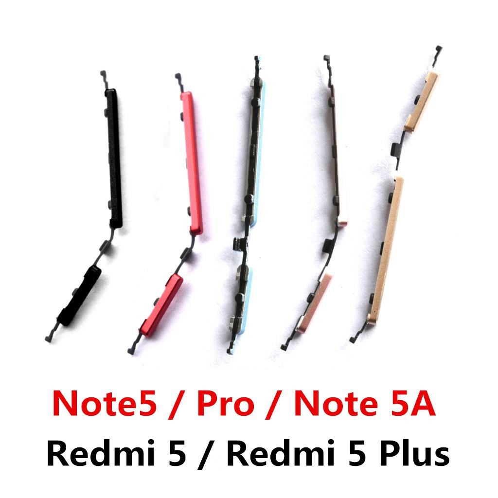 ปุ่มเปิดปิด ปุ่มปรับระดับเสียง ด้านข้าง สําหรับ xiaomi Redmi 5 plus Note 5 pro 5A | Shopee Thailand