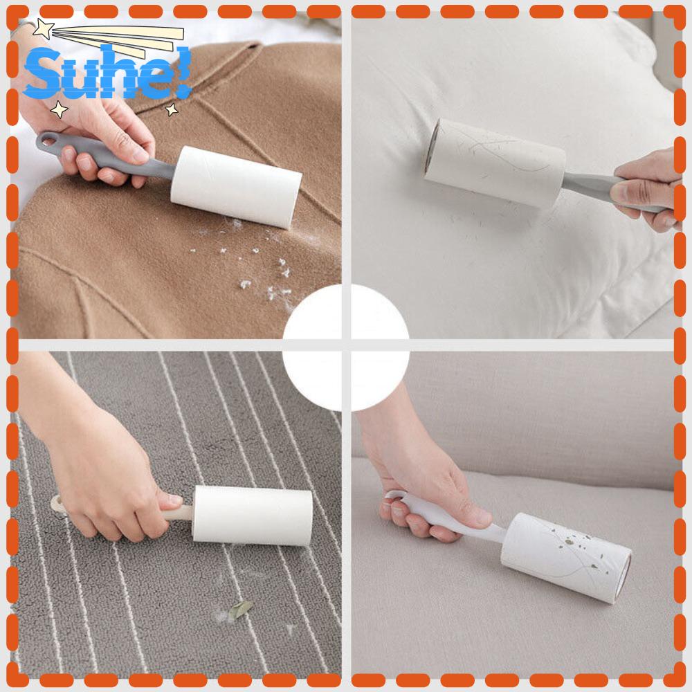 Suhe Mucilaginator แปรงกําจัดขนกลอง PP แบบพกพา ฉีกได้ 60 แผ่นต่อม้วน ...