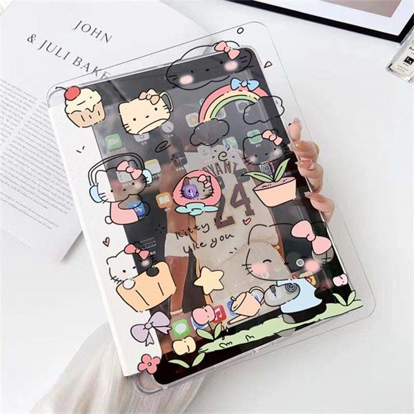 Crystal Glass Case for เคสไอแพด gen5/gen6 9.7 gen7/8/9/10.2 air6 10.9 ...