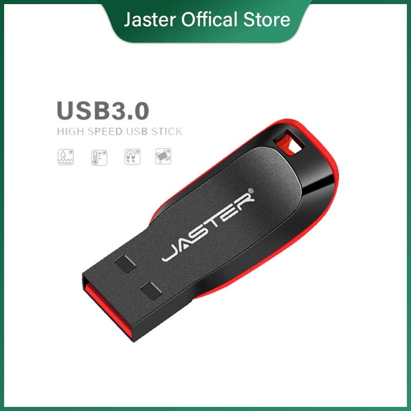 Jaster แฟลชไดรฟ์ USB 2.0 128GB ความเร็วสูง 64GB 32GB 16GB 8GB 4GB ขนาด ...