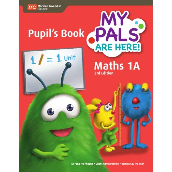 หนังสือ My Pals นี่ย์หนังสือคณิตศาสตร์นักเรียน 1A/1B/2A/2B/3A/3B/4A/4B ...