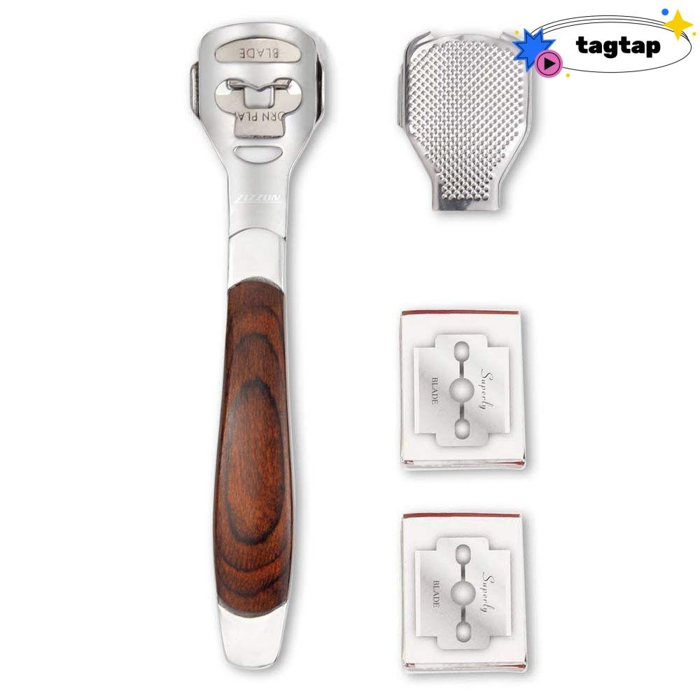 Tagtap เครื่องโกนหนวดแคลลัสเท้า, ใบมีดสแตนเลส Hard Skin Remover, Universal Scrubber มือเท้าส้น ...