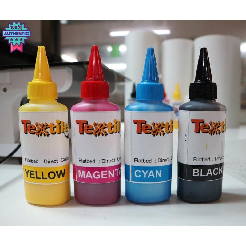 Super Nano Ink เลือกสี หมึกพิมพ์ DTG 100 ml สำหรั เครื่องปริ้นเสื้อ ...