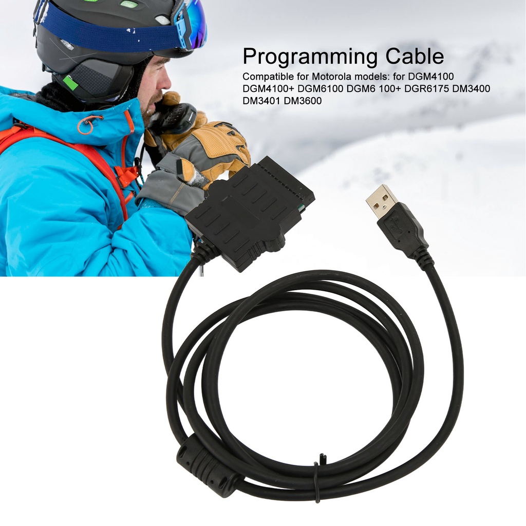 Player kingdom สายการเขียนโปรแกรม USB สำหรับ Motorola DGM4100 DM3400 ...