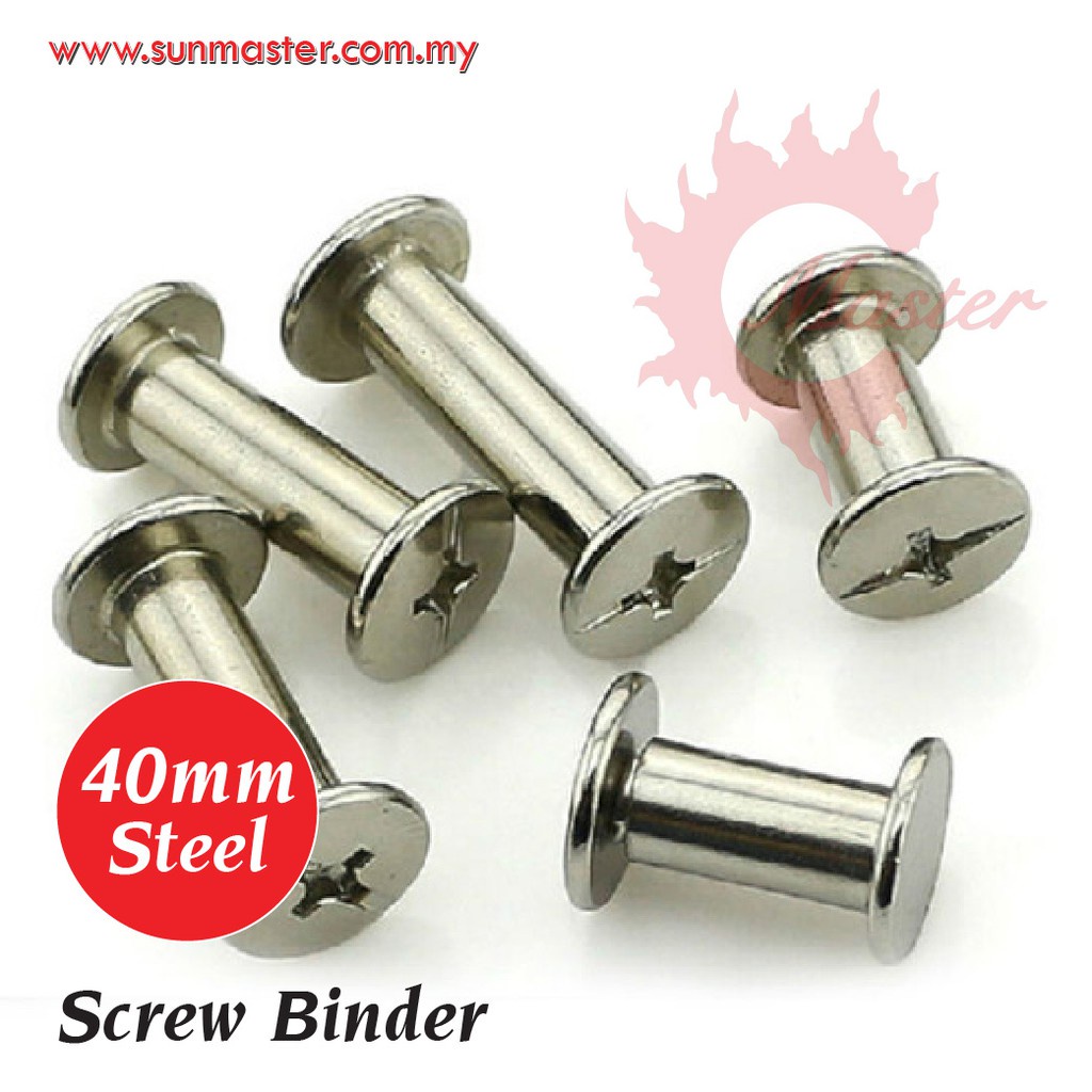 40 มม.สกรู Binder BRASS Binding INTERSCREW + EXTENSION โลหะ Interscrews ...