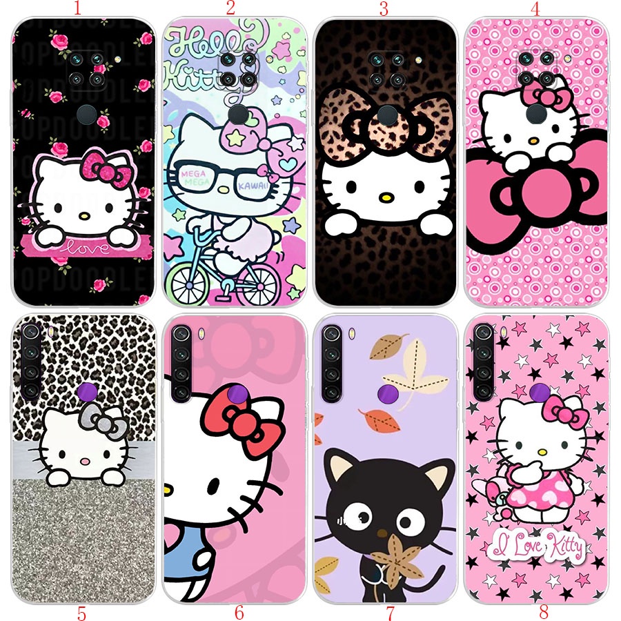 เคสโทรศัพท์มือถือนิ่ม แบบใส พิมพ์ลายอนิเมะ hello kitty สําหรับ Redmi 9 ...