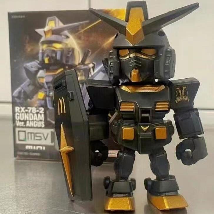 โมเดลกันดั้ม McDonald's Co-branded Black Gold RX-78-2 ปี 2023 | Shopee ...