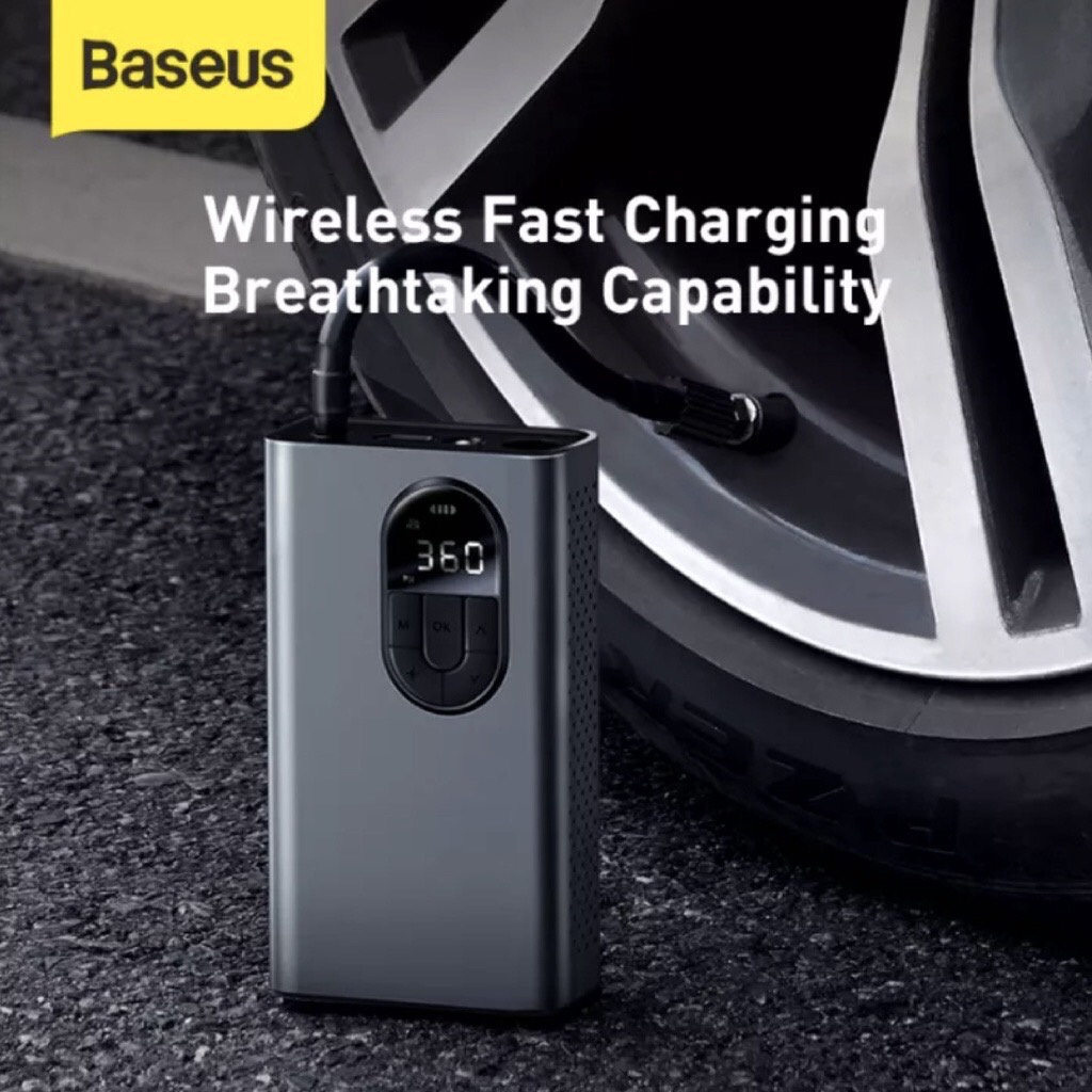 Baseus Portable Inflator Pump Car Air เครื่องสูบลมไฟฟ้า เครื่องเติมลม ...