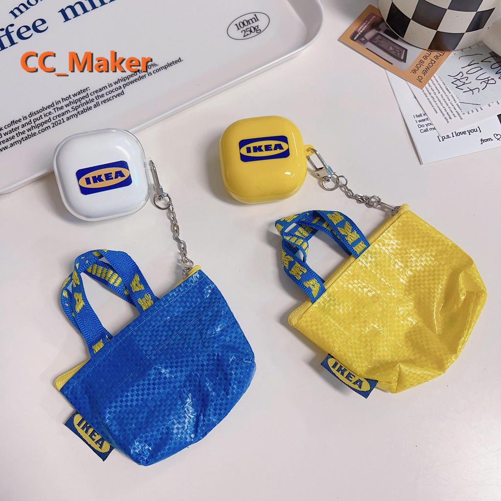 For Samsung Galaxy Buds Core / Buds FE Case Cartoon Ikea Keychain ...