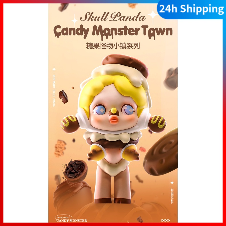 [ของแท้] Popmart Skullpanda Candy Monster Town Series Candy Monster ...
