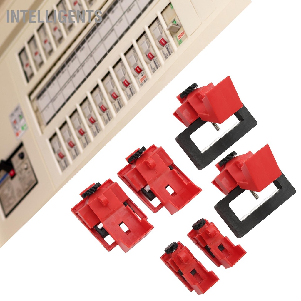 IntelligentS 6PCS Clamp On Circuit Breaker Tagout อุปกรณ์ CB-07 CB-08 ...
