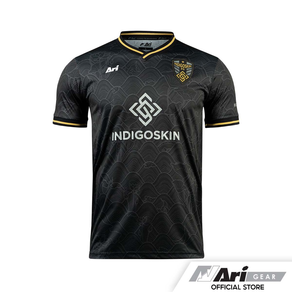 เสื้อกีฬาแขนสั้น ลายทีม Ari X Indigoskin Jersey สีดํา เหลือง ขาว | Shopee Thailand