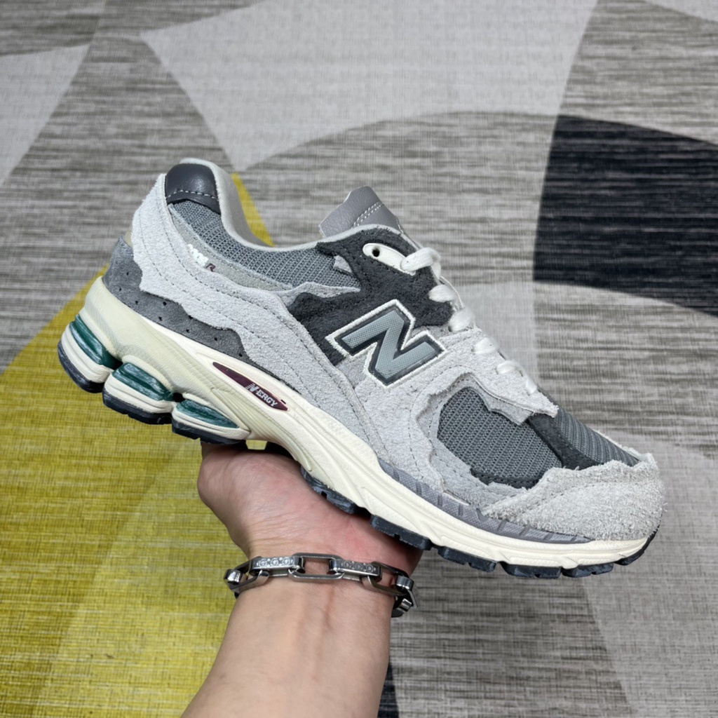 New Balance nb 2002r Yuanzu รองเท้ากีฬาลําลอง สีเทา สไตล์เรโทร สําหรับ ...