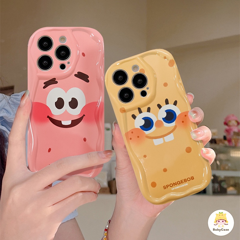 คู่ Spongebob น่ารักแพทริคดาวกรณีอารมณ์ iPhone 11 12 13 14 15 Pro Max 7 ...