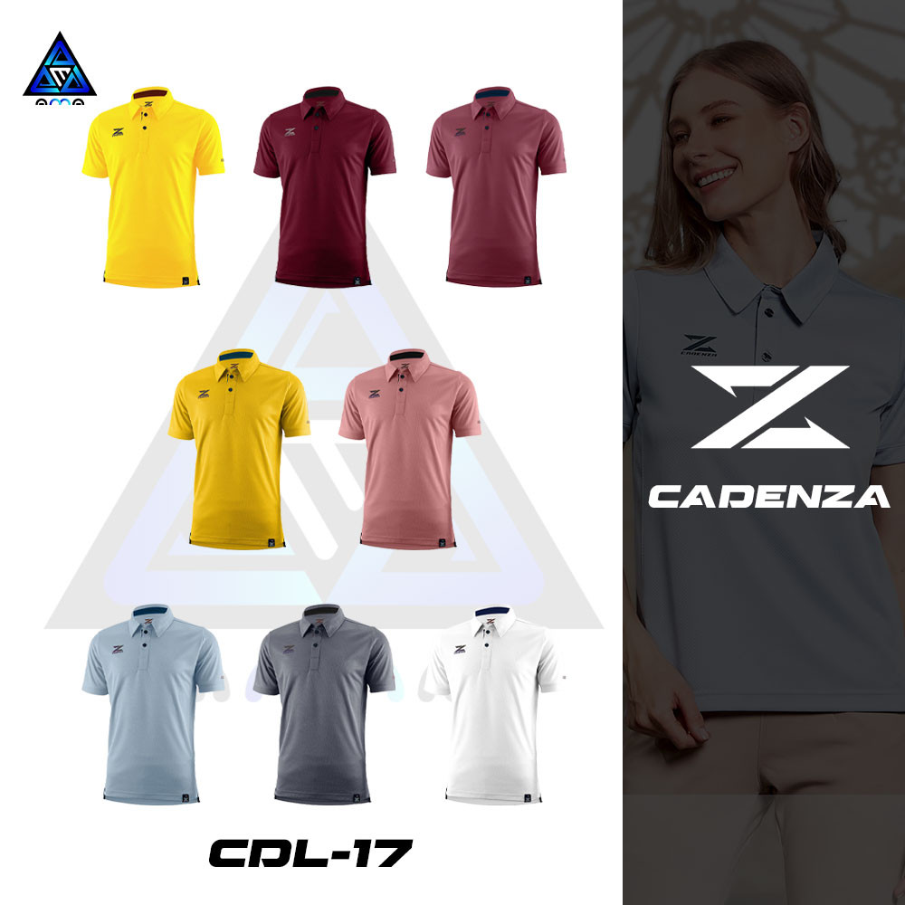 CADENZA เสื้อโปโลชายหญิง LUXURY POLO รหัส CDL-17 UNISEX แท้100% | Shopee Thailand
