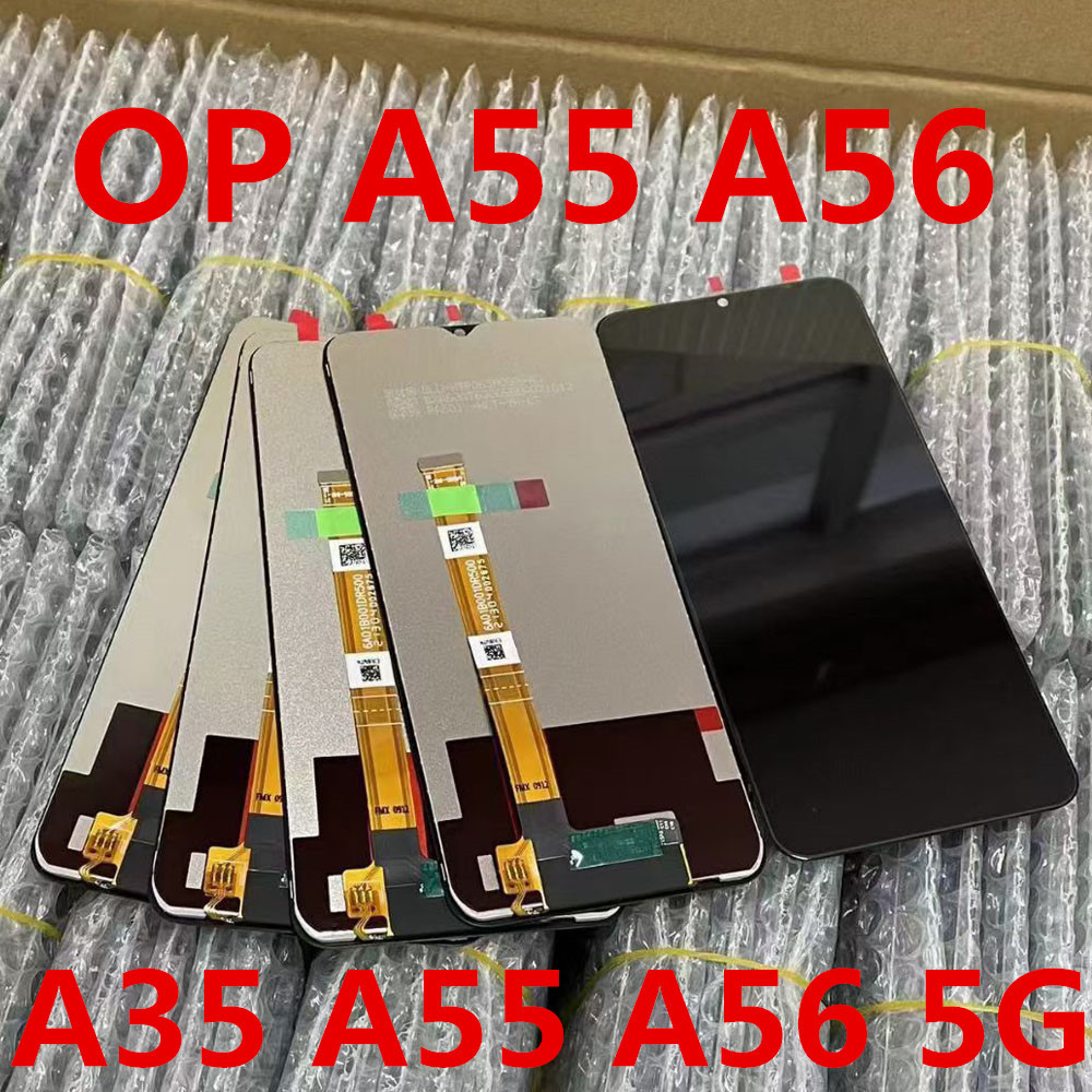 เหมาะสําหรับ OPPO A35 A55 S A56 5G ประกอบหน้าจอ V11 S จอแสดงผล LCD แผ่น ...