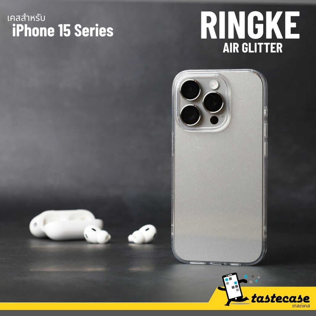 Ringke Air Glitter เคสสำหรับ iPhone 15 Pro Max, iPhone 15 Pro และ ...