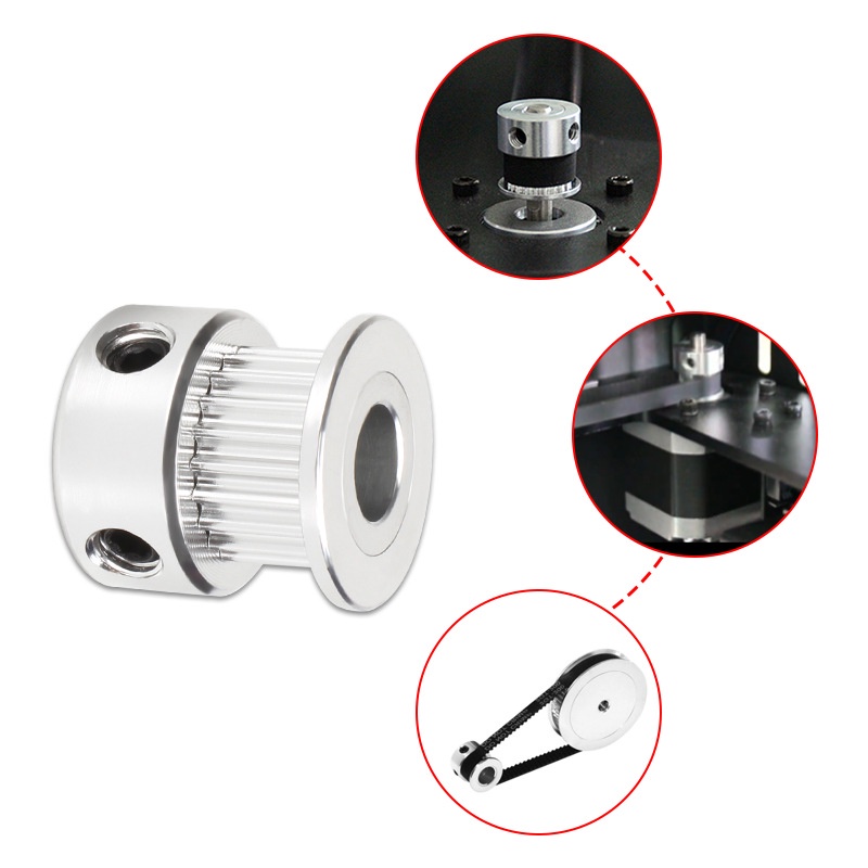 3d printer accessories 2GT pulley GT2 synchronous pulley 6mm drive ...