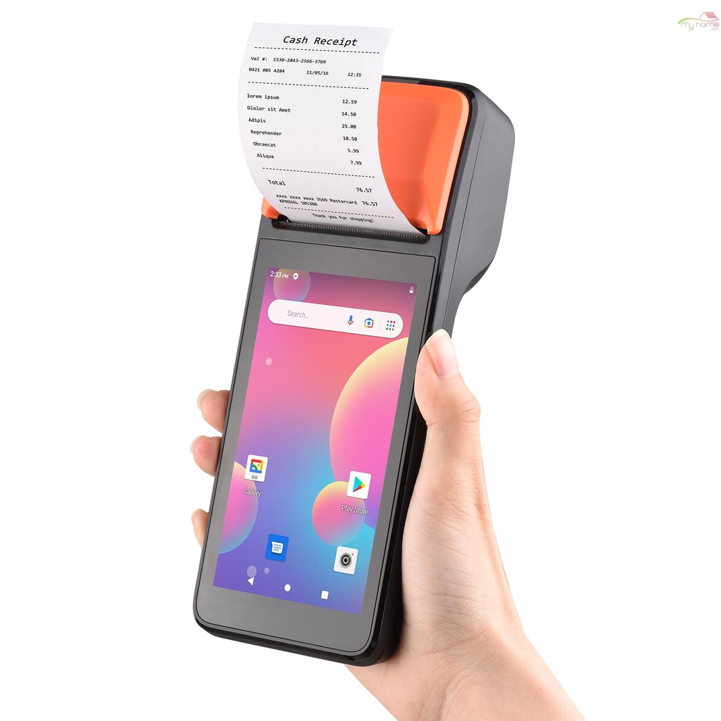 Bisofice Handheld 3G POS Receipt Printer Android 8.1 1D/2D Barcode ...
