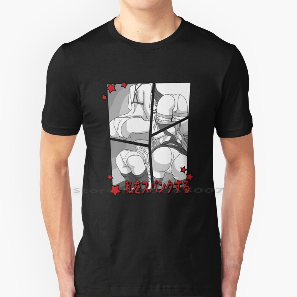 คอกลม [S-5XL]T-Shirt Anime Waifu Hentai Shirts Mens Manga Anime T Shirt ...