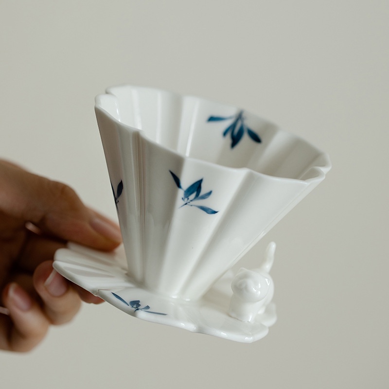 ถ้วยกรองกาแฟลูกแมว Phalaenopsis Hand Brew Coffee Filter Funnel Coffee ...