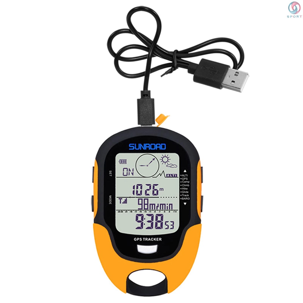GPS Altimeter Barometer Compass - SUNROAD Multifunction Altimeter for ...