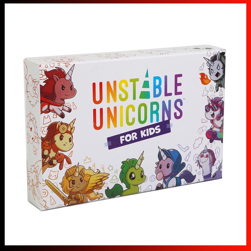 Card Game Unstable Unicorns for Kids Edition Unstable Game การ์ดเกม ...