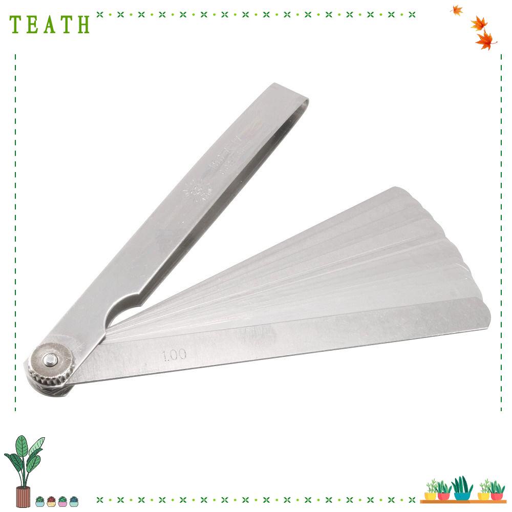 Teath เกจวัดความรู้สึก สเตนเลส สีเงิน 95*13 มม. พับได้ 0.02 เป็น 1 มม. ...