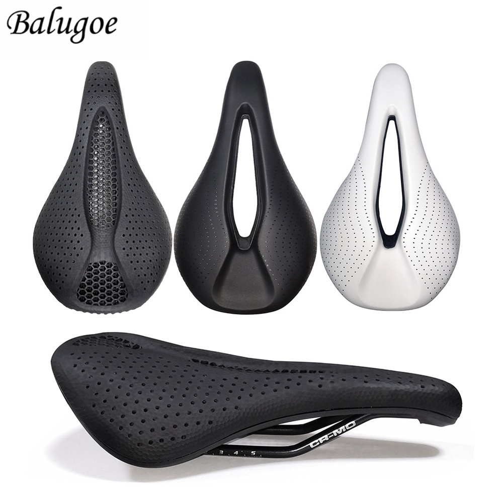 Balugoe อานนั่งจักรยาน คาร์บอน พิมพ์ลายรังผึ้ง 3D นั่งสบาย 3D สําหรับ ...