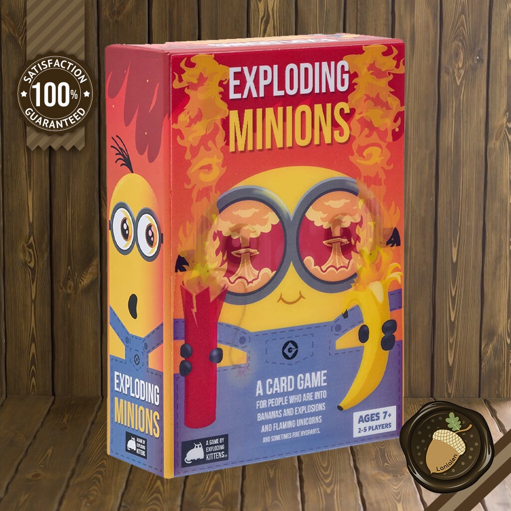 Exploding Kittens: Exploding Minions Board Game บอร์ดเกม | Shopee Thailand