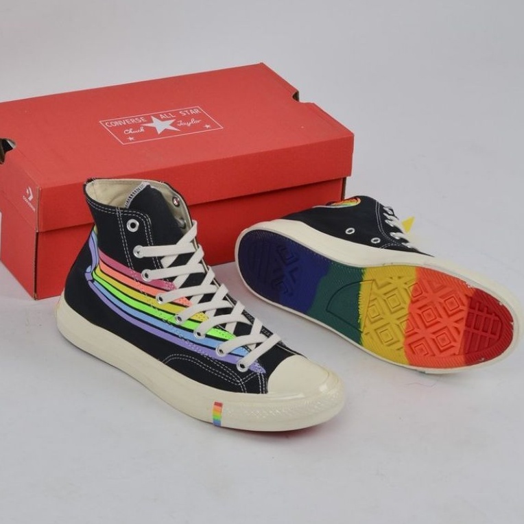 Converse 70S HIGH RAINBOW 100% ORIGINAL PREMIUM MADE IN VIETNAMS Shoes ...